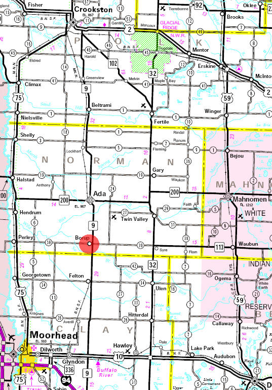 Guide to Borup Minnesota