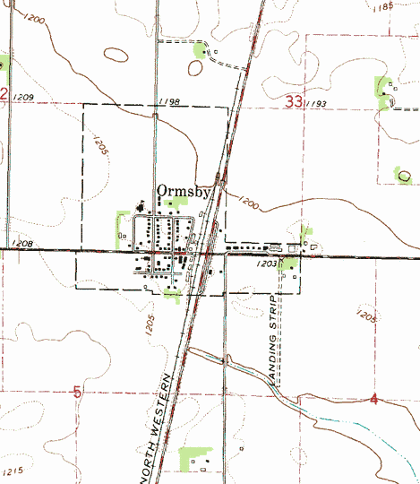 Guide to Ormsby Minnesota
