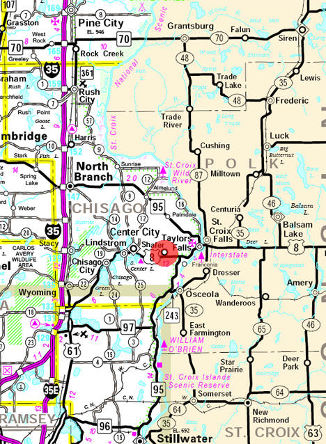 Guide to Shafer Minnesota
